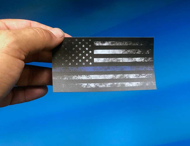 Thin Blue and Thin Red Line Stickers