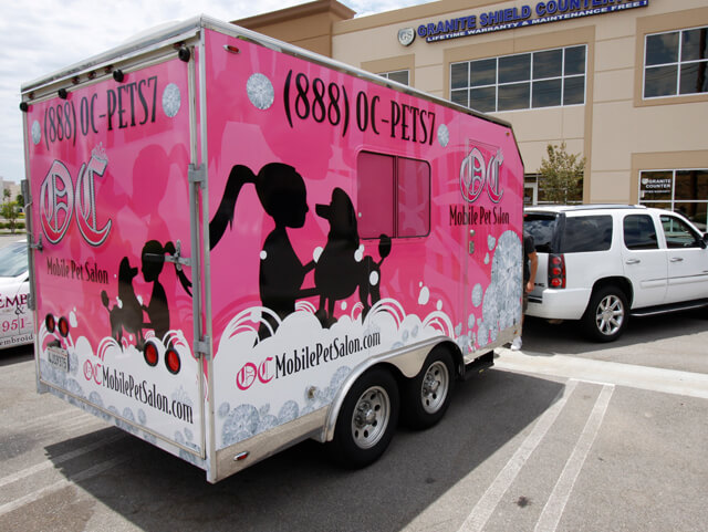 Grooming Van & Trailer Wraps by Awthentik®