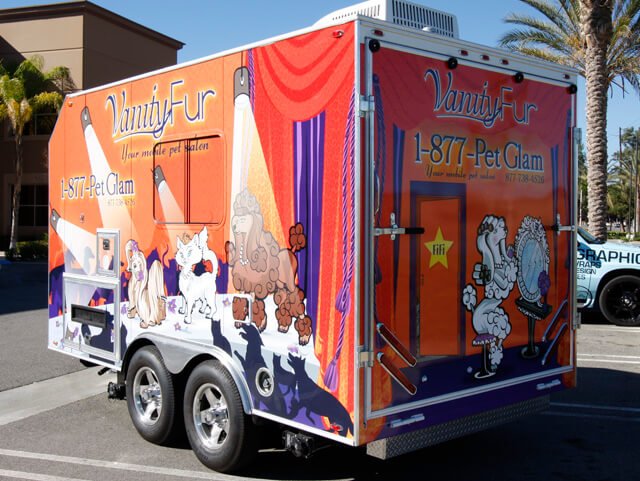 Grooming Van & Trailer Wraps by Awthentik®