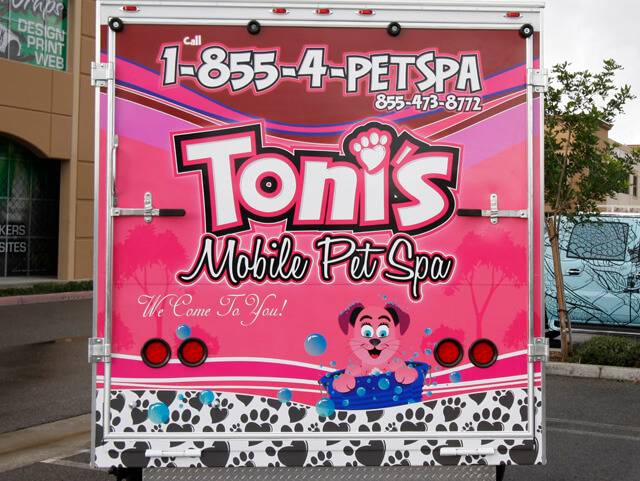 Grooming Van & Trailer Wraps by Awthentik®