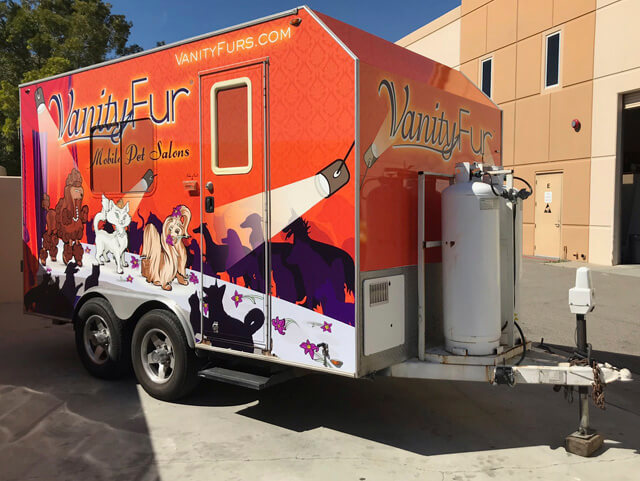Grooming Van & Trailer Wraps by Awthentik®